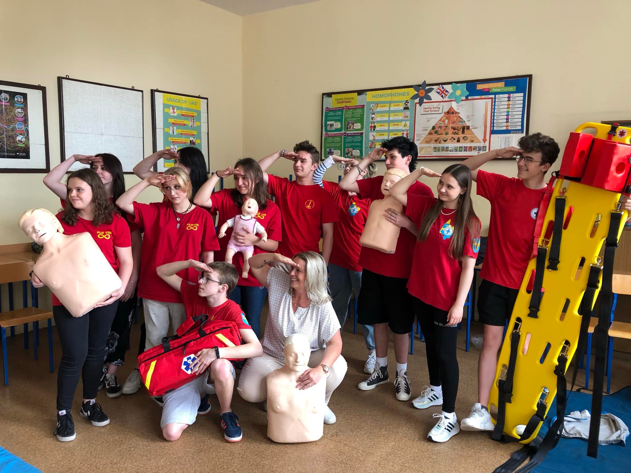 Nowy skład grupy ratowniczej LO8 Opole – Liceum nr VIII Opole